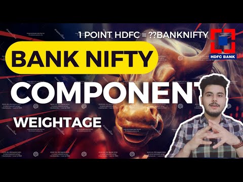 Bank nifty COMPONENTS Weightage Calculation | NO Excel sheet | English ...