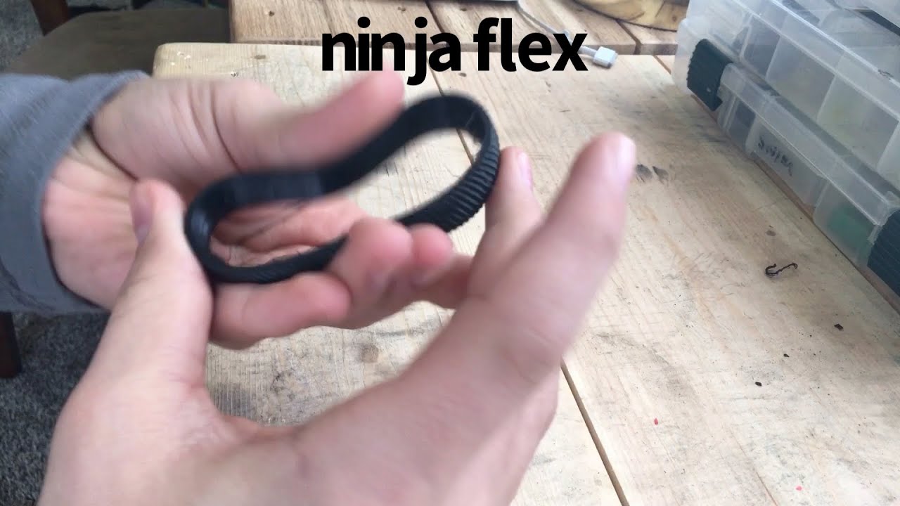Ninja flex filament and slicer settings - YouTube