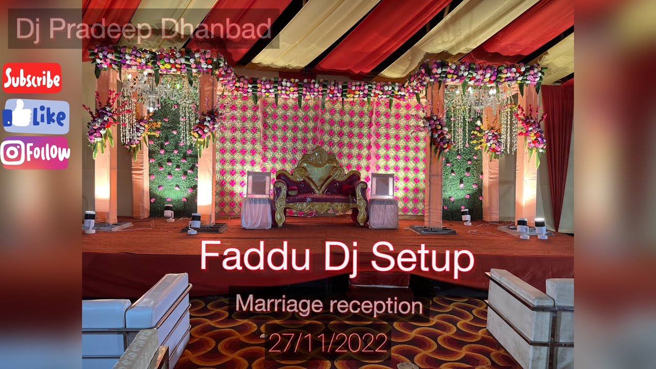Faddu DJ Setup || 27/11/22 || Dj Pradeep Dhanbad || 7004229033 - YouTube