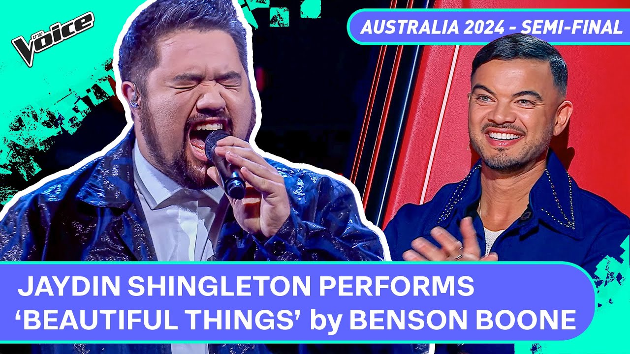 Jaydin sings 'Beautiful Things' by Benson Boone | Semi-Final | The ...