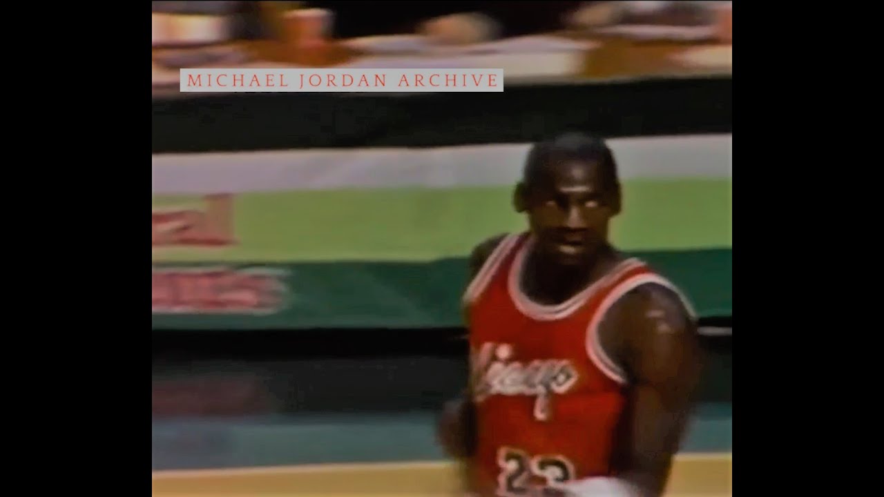 Michael Jordan Unseen Highlights : The Rookie Dunk vs Bucks! - YouTube
