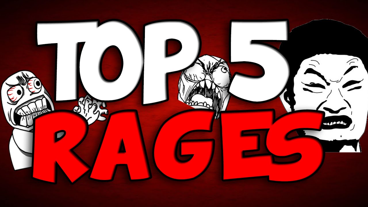 Top 5 Rages - RAGES DE YOUTUBERS (TaaFuck,Wolfao,Neagle,LuginBR) - YouTube