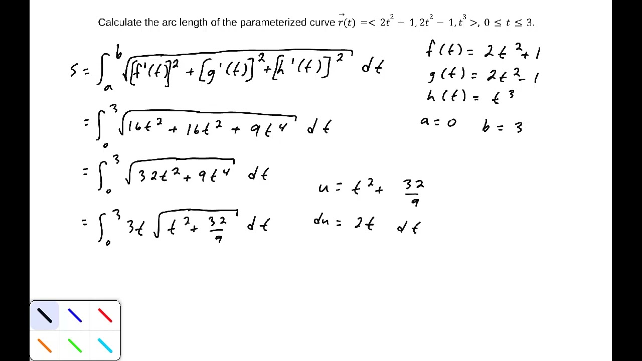 Arc Length Formula Calculus