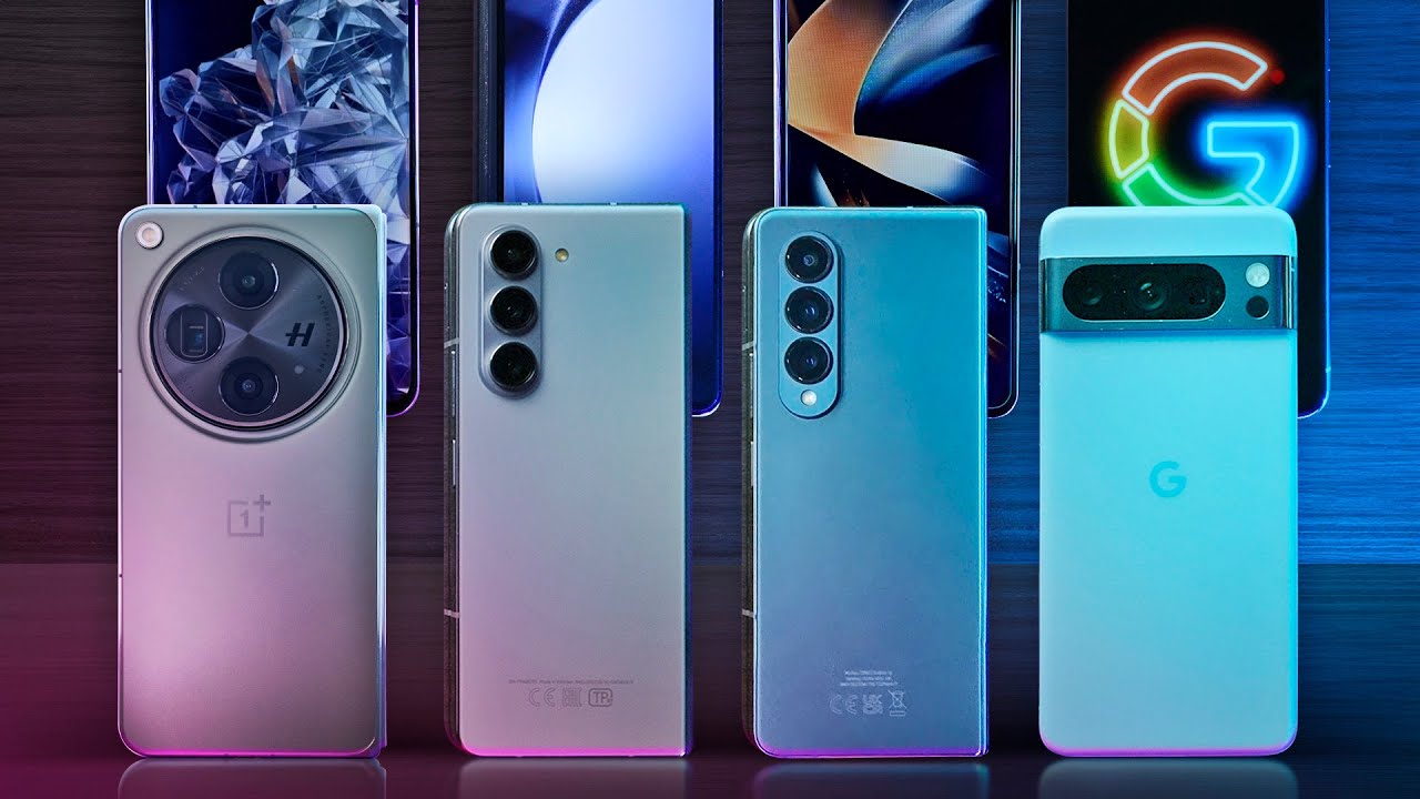 OnePlus Open vs Samsung Z Fold 5 vs Z Fold 4 vs Google Pixel 8 Pro ...