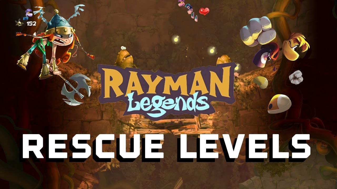 All Rayman legends rescue levels - YouTube