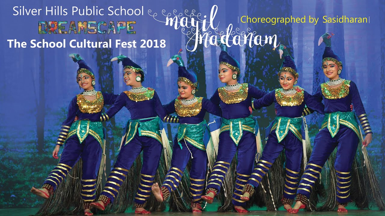 MAYIL NADANAM | Group Dance | DREAMSCAPE | The School Cultural Fest ...