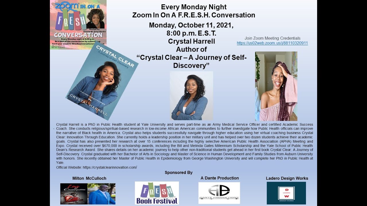 Crystal Harrell, Author of "Crystal Clear - A Journey of Self-Discovery ...