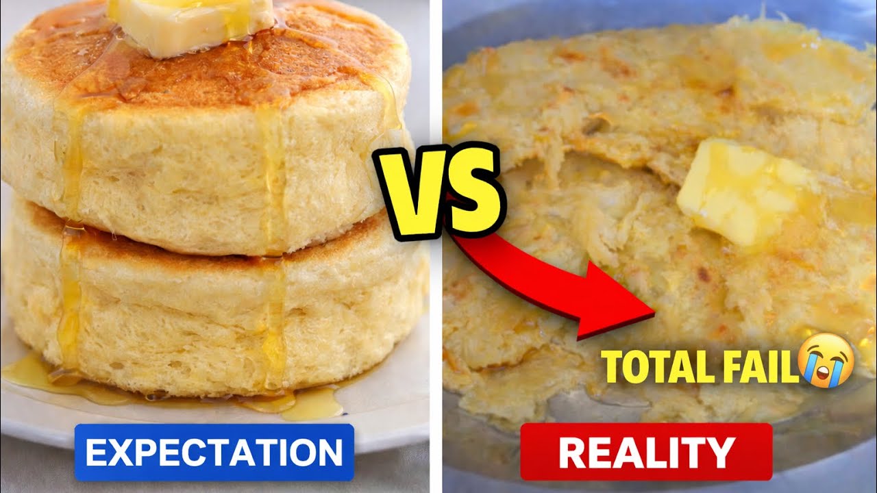 From Fluffy to Flat : A Soufflé Pancake 🥞 Disaster 🙅🏻‍♂️ - YouTube