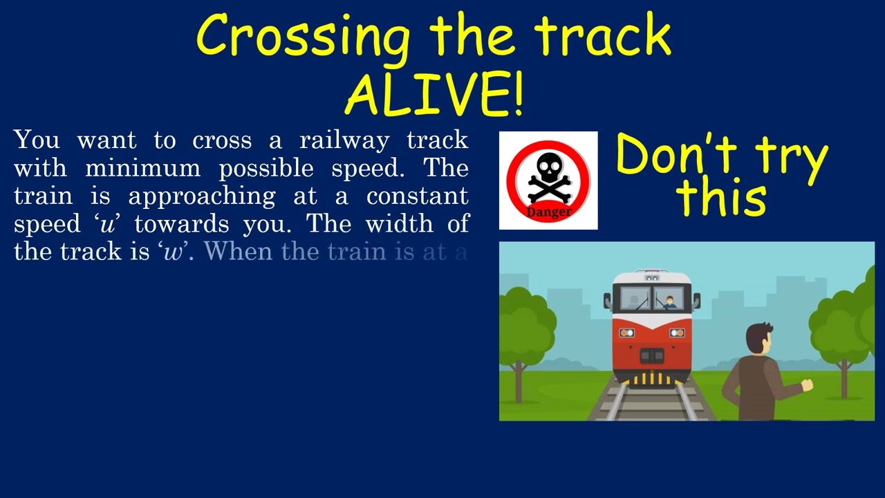 Crossing the track ALIVE! - YouTube