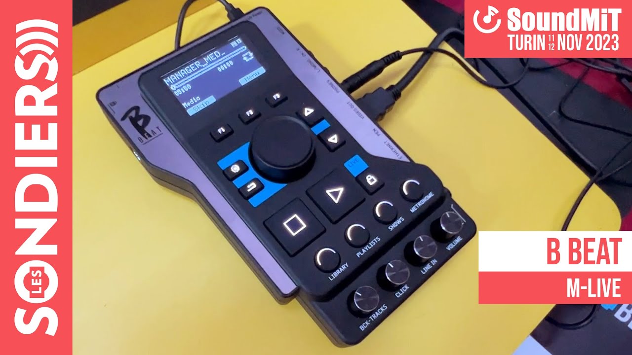 M-LIVE B BEAT (sample player pour le live) [SOUNDMIT 2023] - YouTube