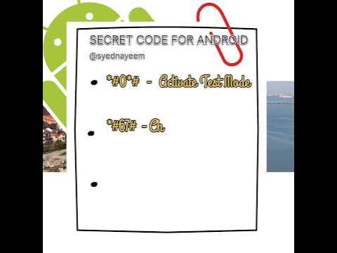 Android secret code 🔥 #android #secretcode #androidhacks #android # ...