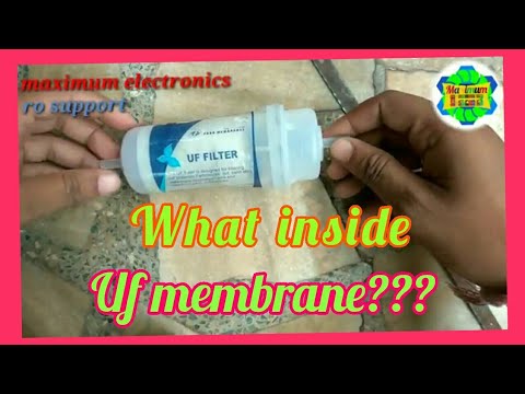 What is inside uf membrane/uf filter - YouTube