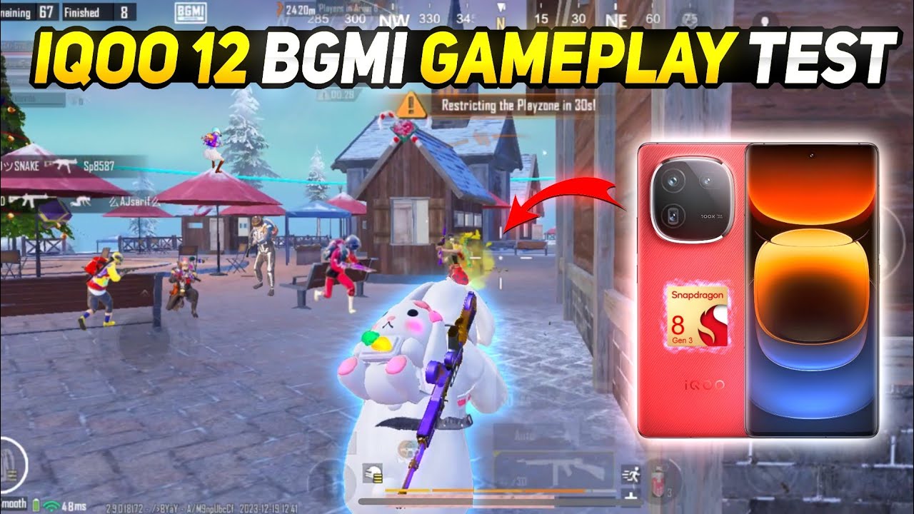 😱 CAN IQOO 12 HANDEL THIS WINTER MODE 1V4 SITUATION | IQOO 12 BGMI ...