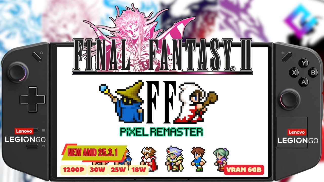 Final Fantasy Pixel Remaster FF2 | Lenovo Legion Go Best Gameplay ...