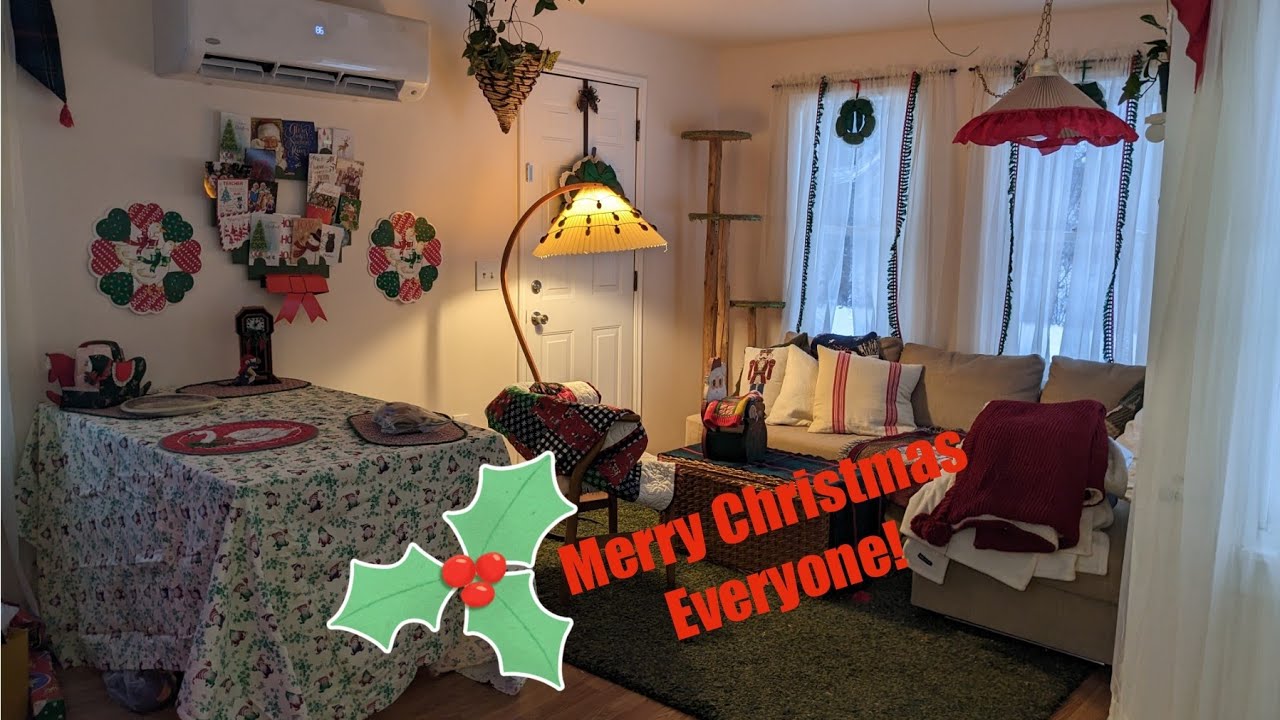 Dumpster Cam Cozy Christmas House Tour🎄🎅 + My Pipes Are FROZEN! 😬 - YouTube