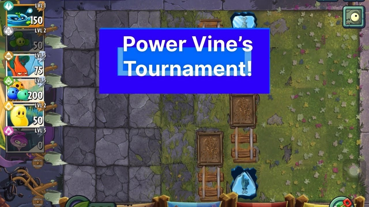 Plants vs Zombies Arena/ Bzzz Button’s Electric Season - Power Vine’s ...