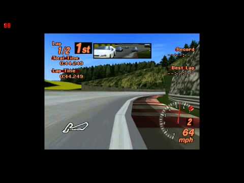 PS1 Gran Turismo 2 Chevrolet Corvette Coupe 96 - YouTube
