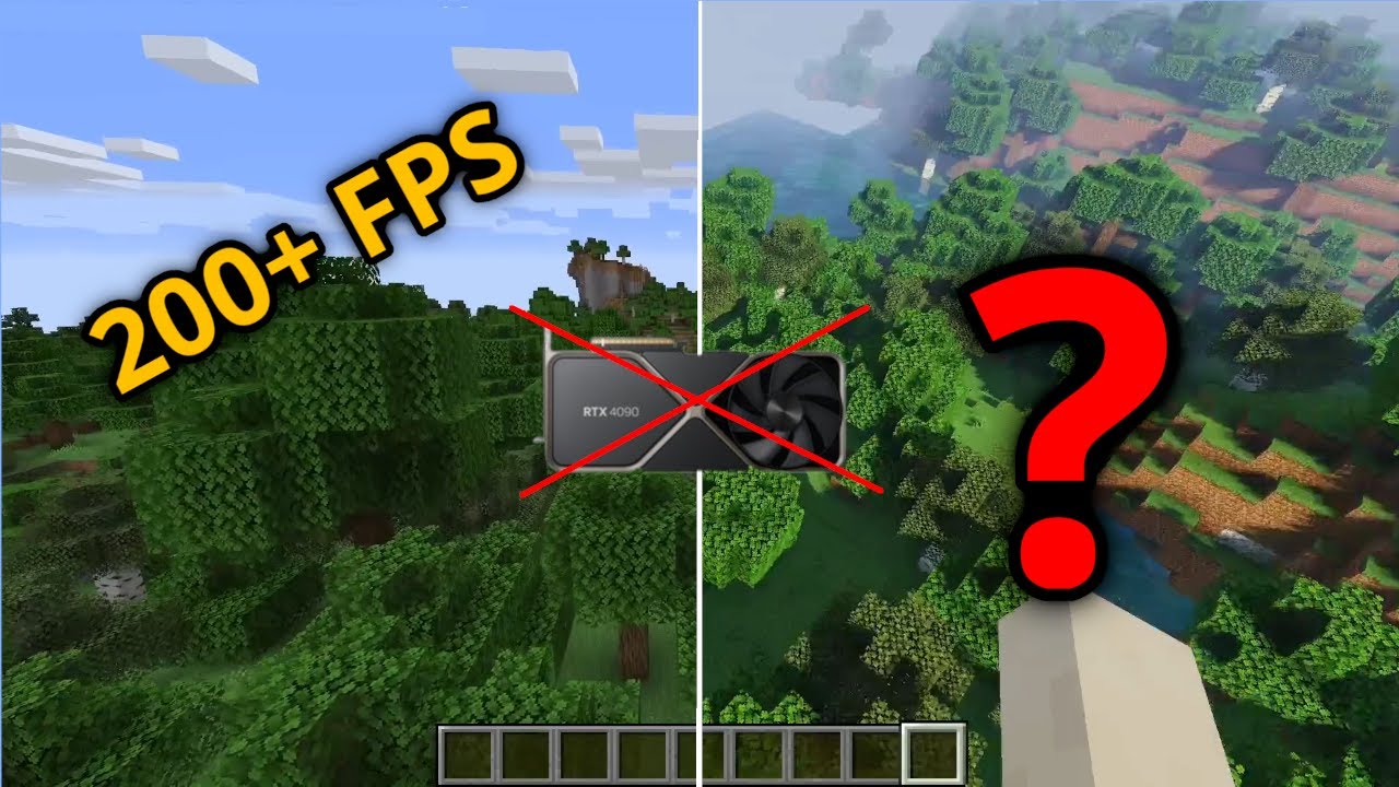I tried to run minecraft on extreme settings without GPU | Shocking 😱 ...