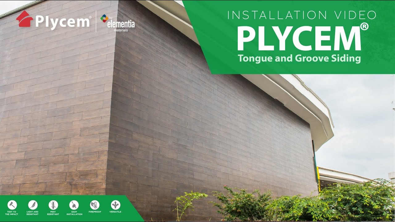 PLYCEM® TONGUE AND GROOVE SIDING - YouTube