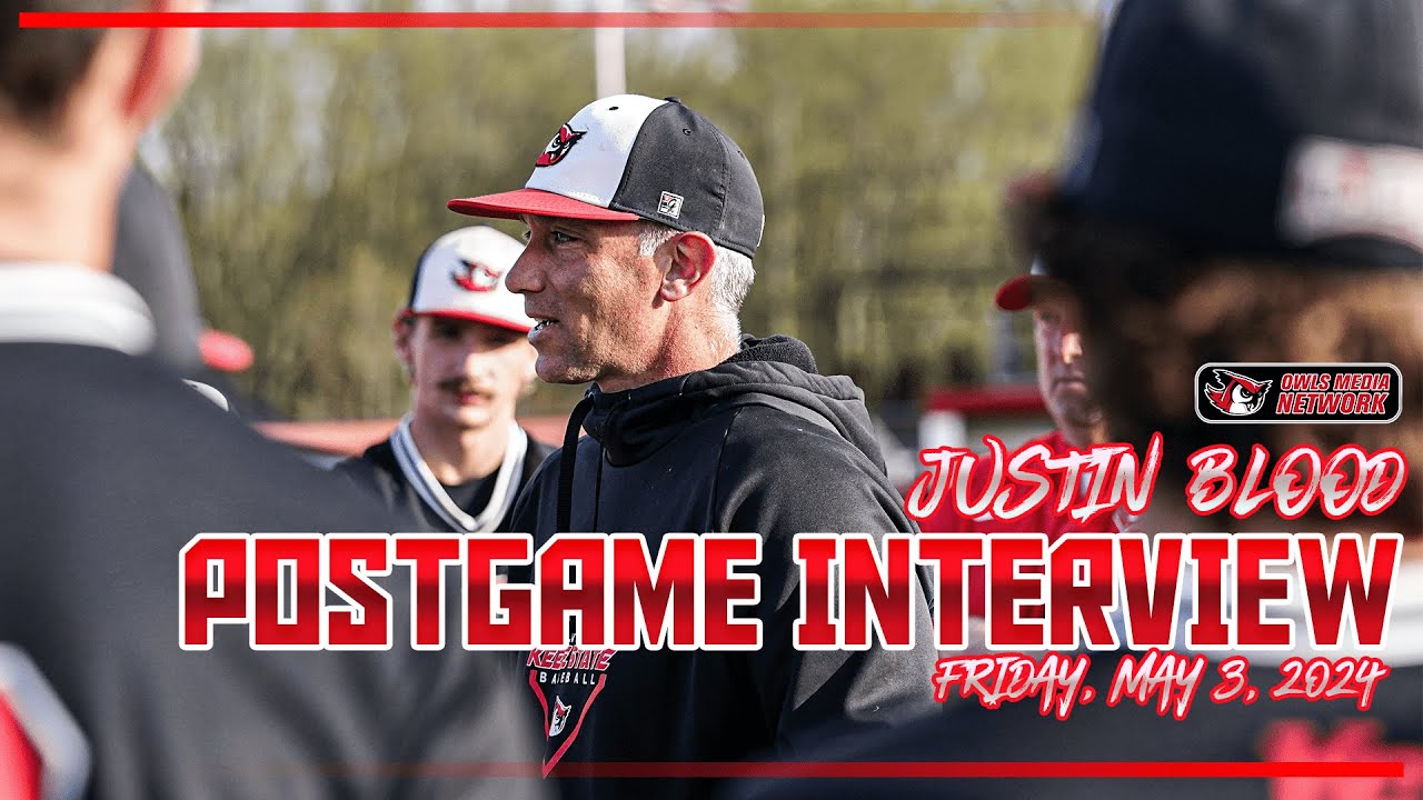 Keene State Baseball - Justin Blood Postgame Interview 5/3/2024 - YouTube