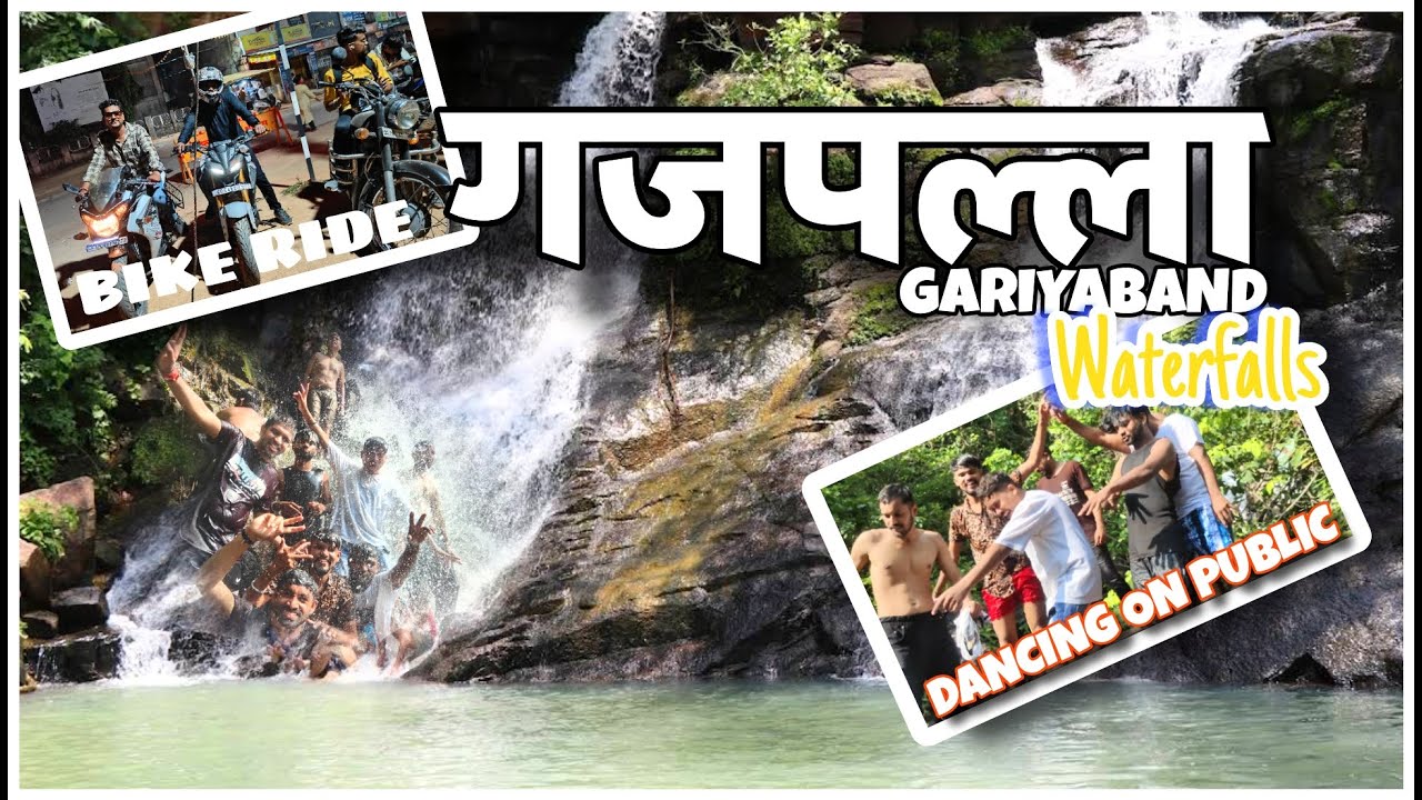 Gajpalla waterfall Gariyaband Chhattisgarh |Bike riding Vlog - YouTube