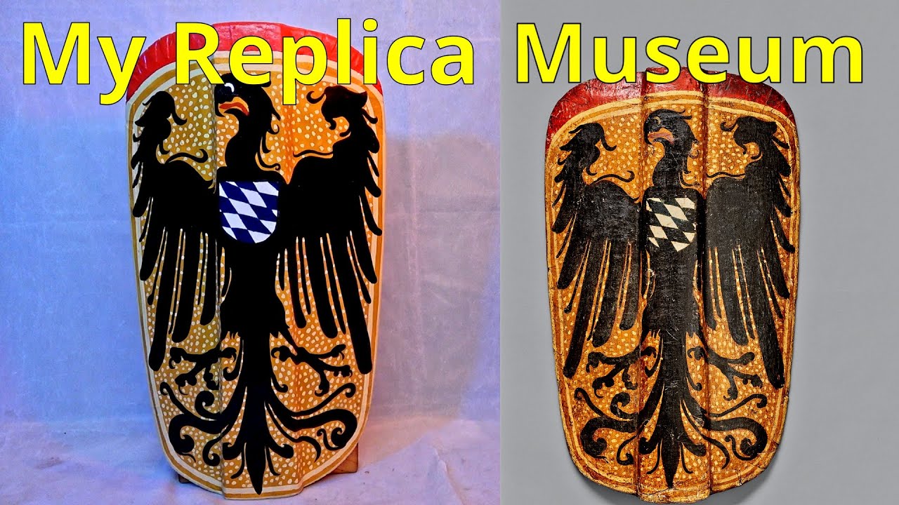 How to craft a Pavise Shield Replica like an expert - YouTube