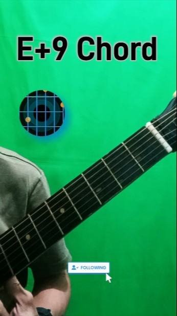 How to play E+9 guitar Chord? - YouTube