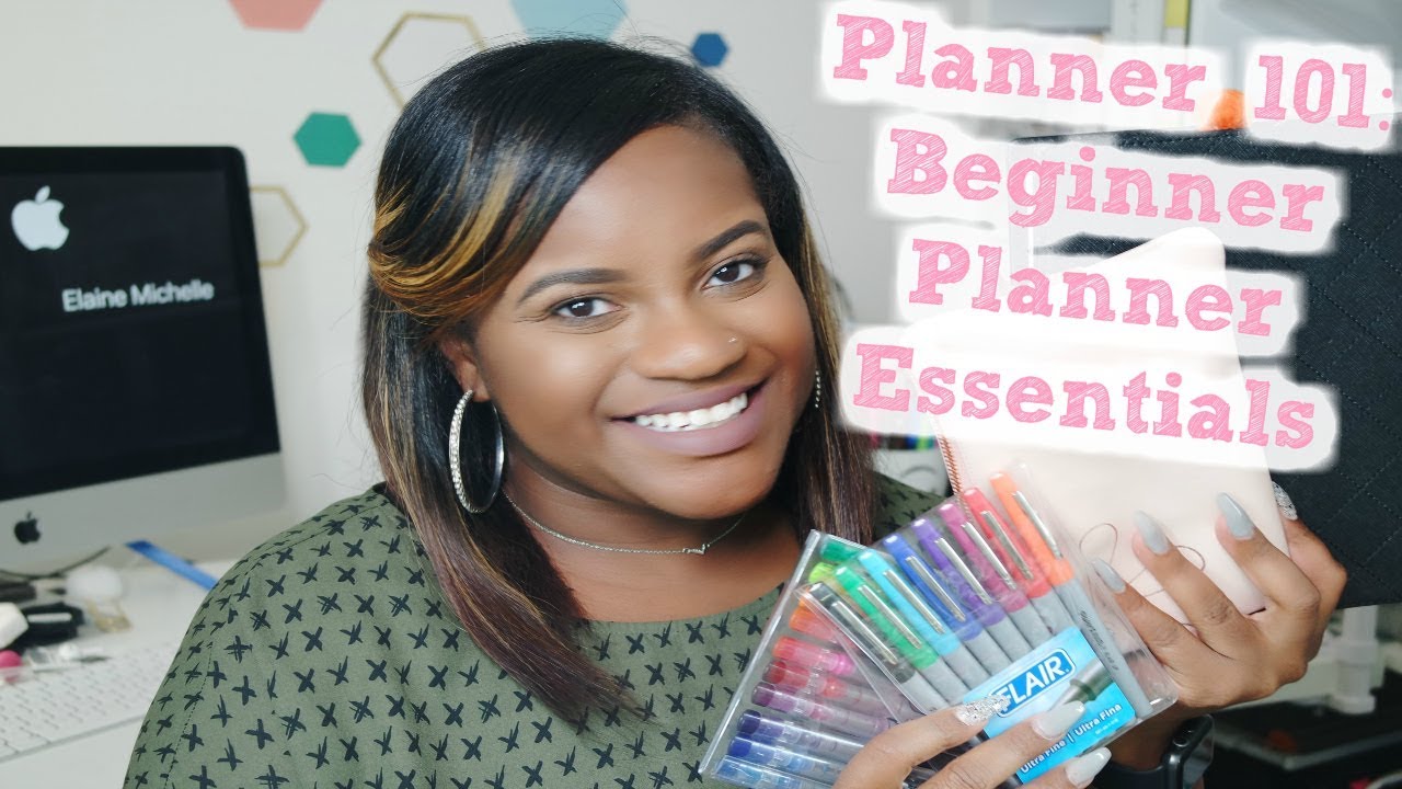 Planner 101: Beginner Planner Essentials | Travel Friendly | E.Michelle ...