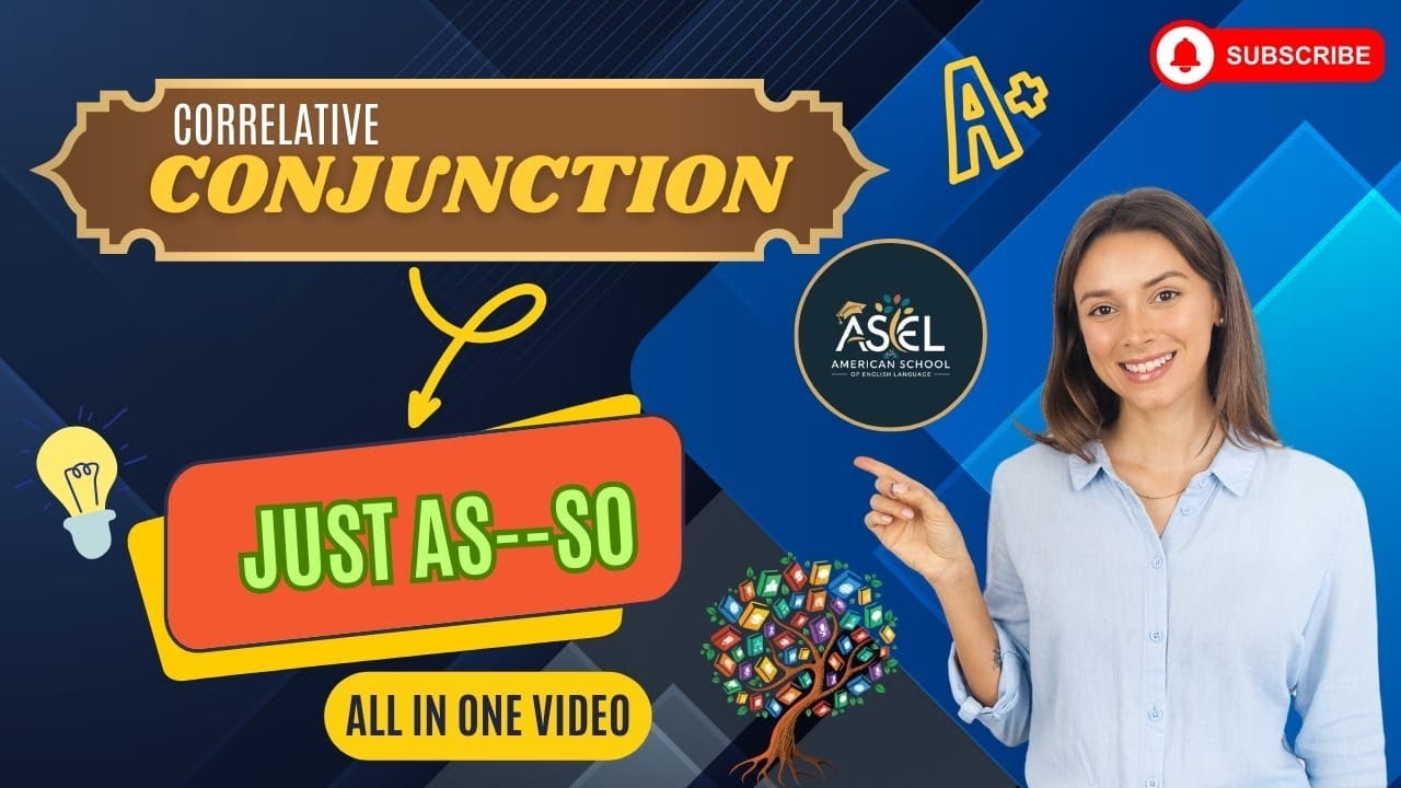 Just as...so/ Correlative Conjunction - YouTube