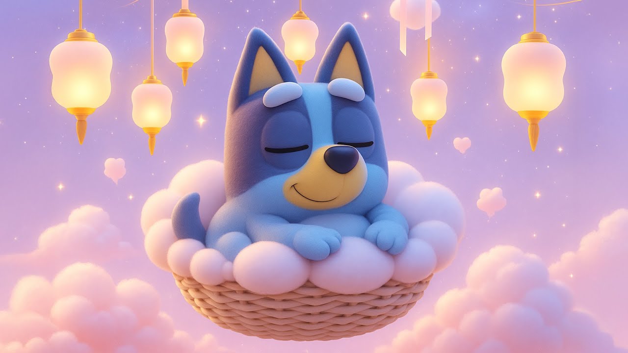 Bluey’s Dreamy Cloud Night ☁️ Healing Of Stress, Anxiety And Depressive ...