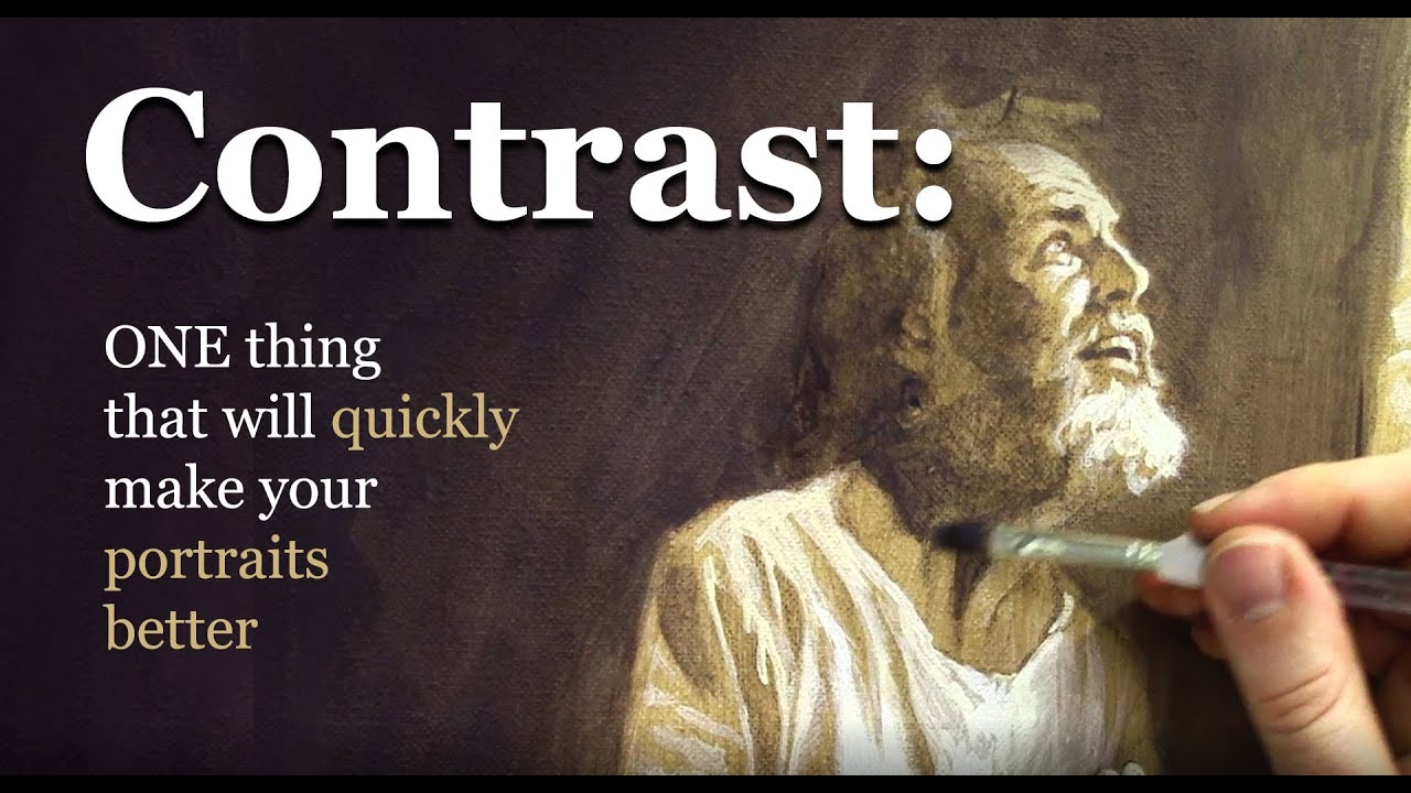 How to Create Contrast in a Chiaroscuro Acrylic Painting| REALISTIC ...