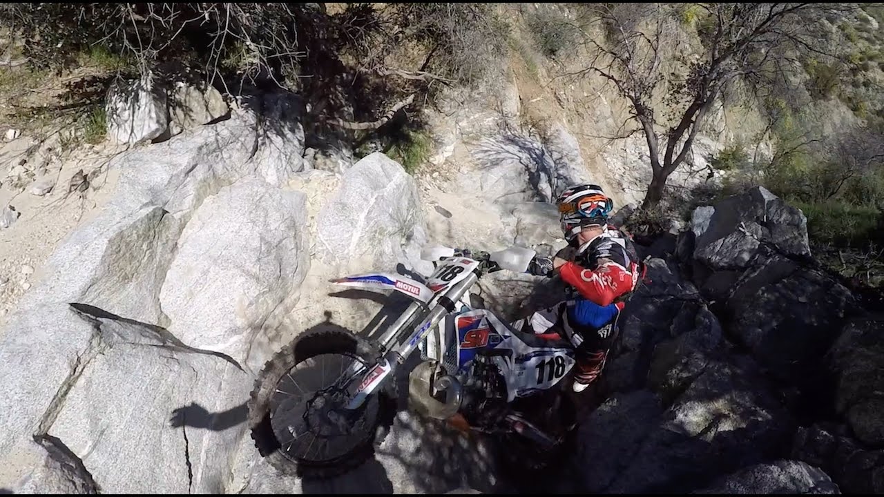 RIDER FALLS OFF HUGE ROCK CLIFF!!! (extreme enduro fail) - YouTube