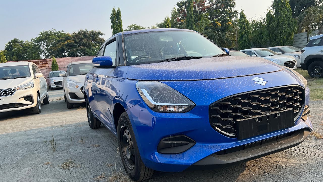 2024 New Swift vxi (o) optional model lustre blue me hai jada safety ...