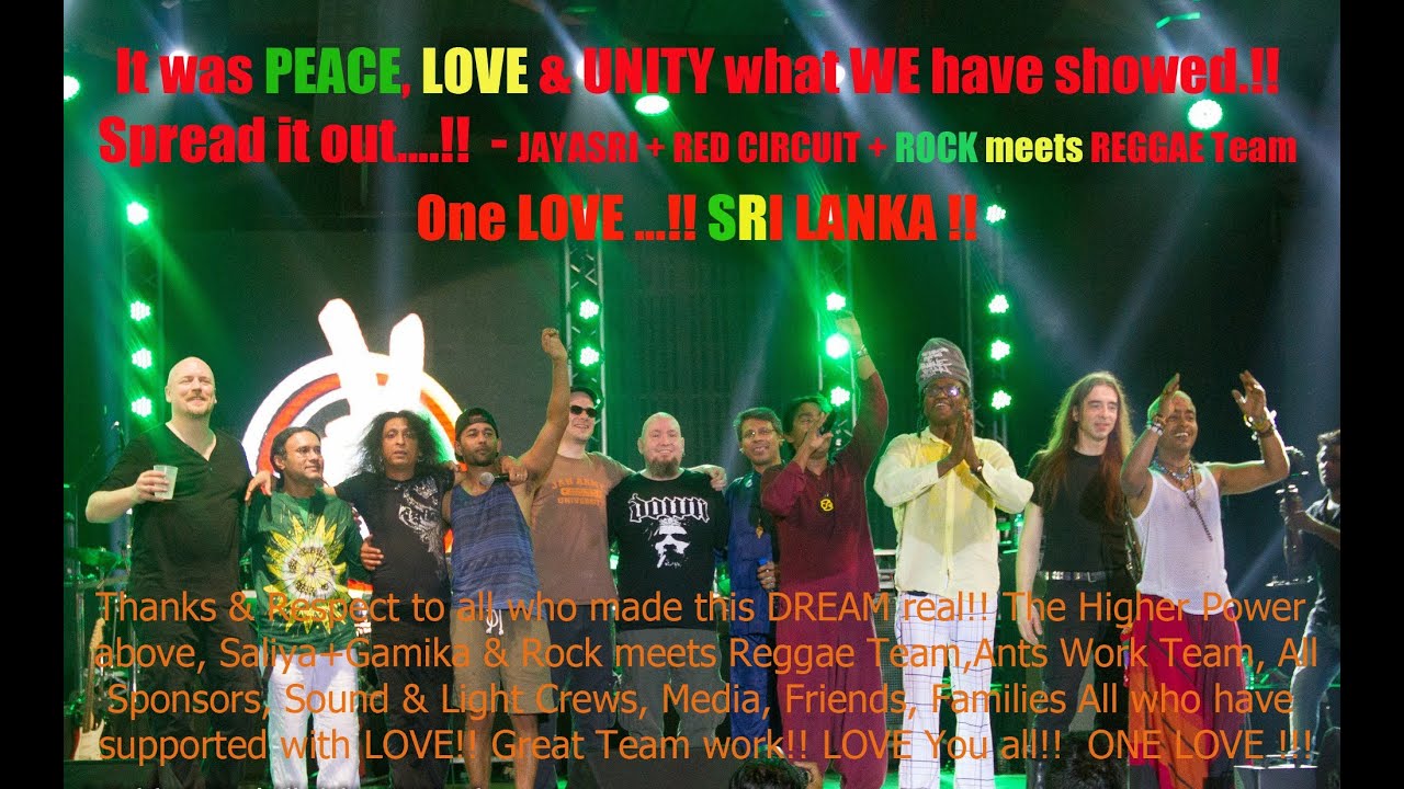 ROCK meets REGGAE 2014 - JAYASRI + RED CIRCUIT Live in Colombo Sri ...