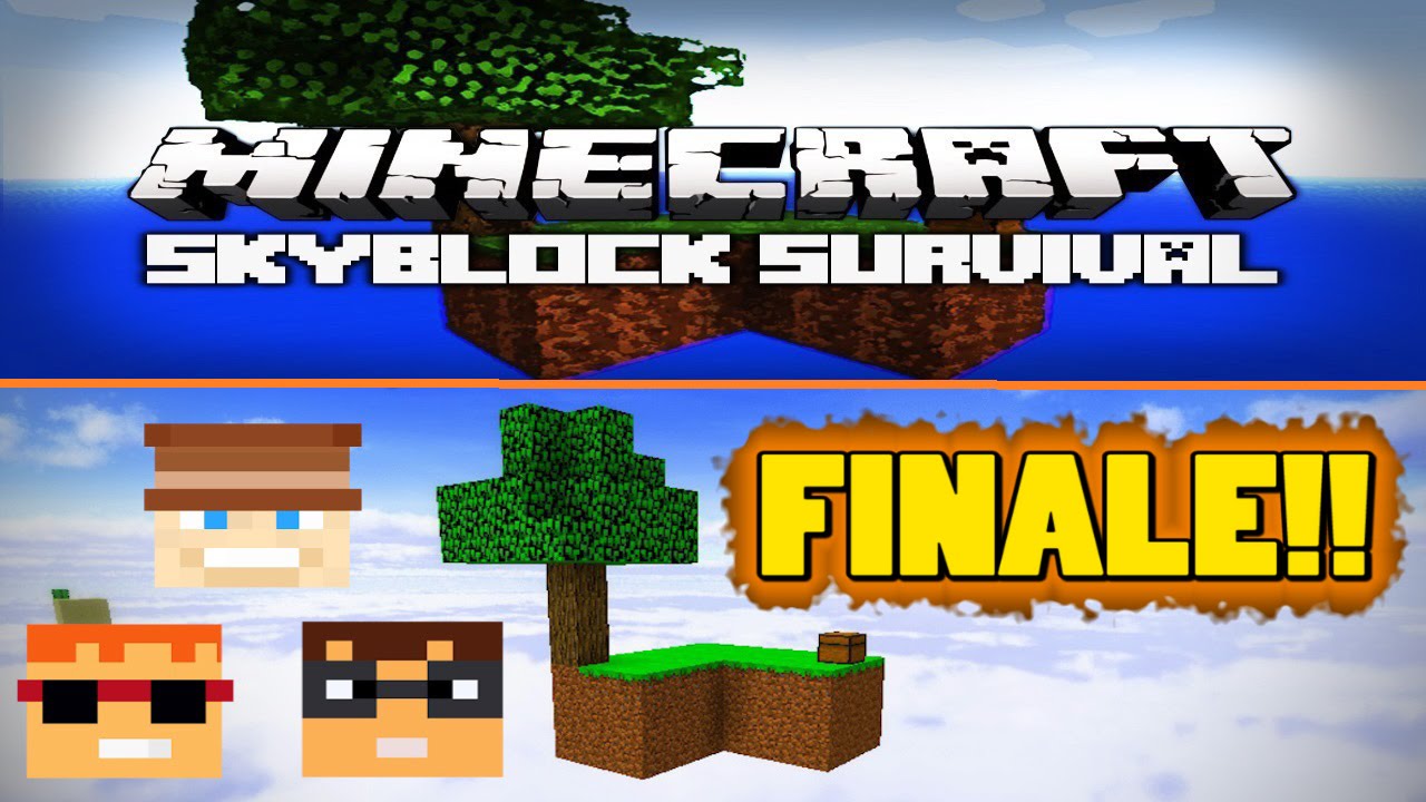 Minecraft: SkyBlock Survival FINALE: The Sky Is Falling!!! - YouTube