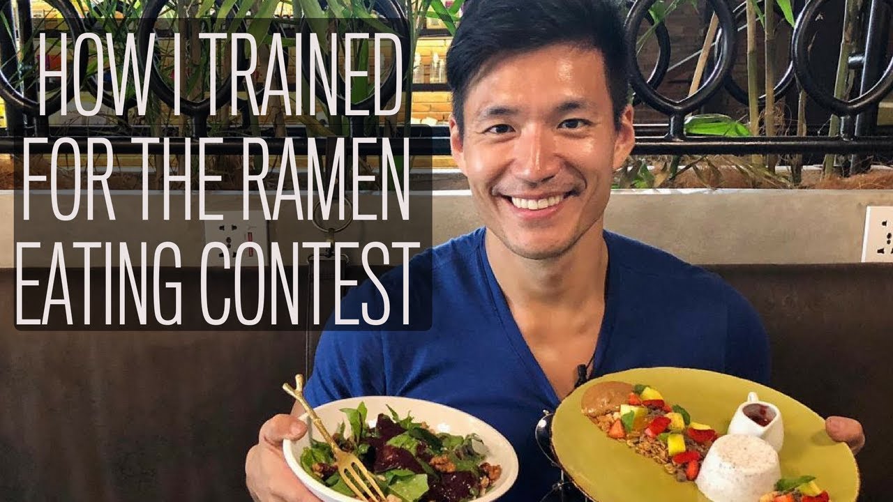 How I Trained For The Ramen Eating Contest - YouTube