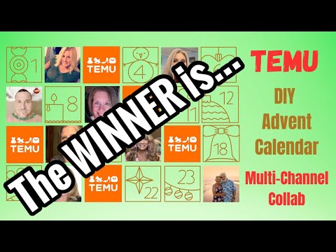 The WINNER is… of the Temu Advent Calendar Collab with GIVEAWAYS @temu ...
