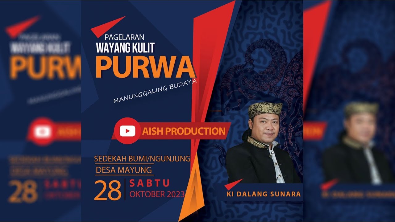 🔴Live Wayang Purwa manunggaling budaya || Desa Mayung-Cirebon || Sabtu ...