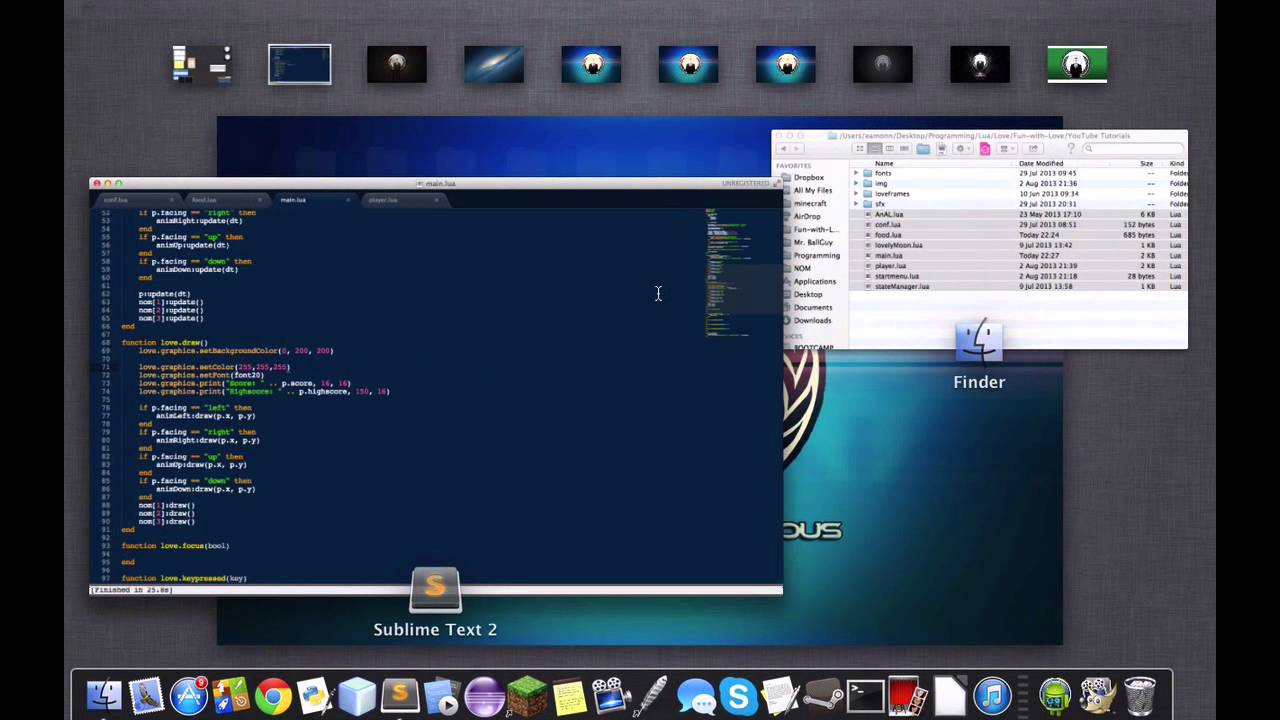 LÖVE(Love2d) Tutorial for Beginners #13: Background! - YouTube