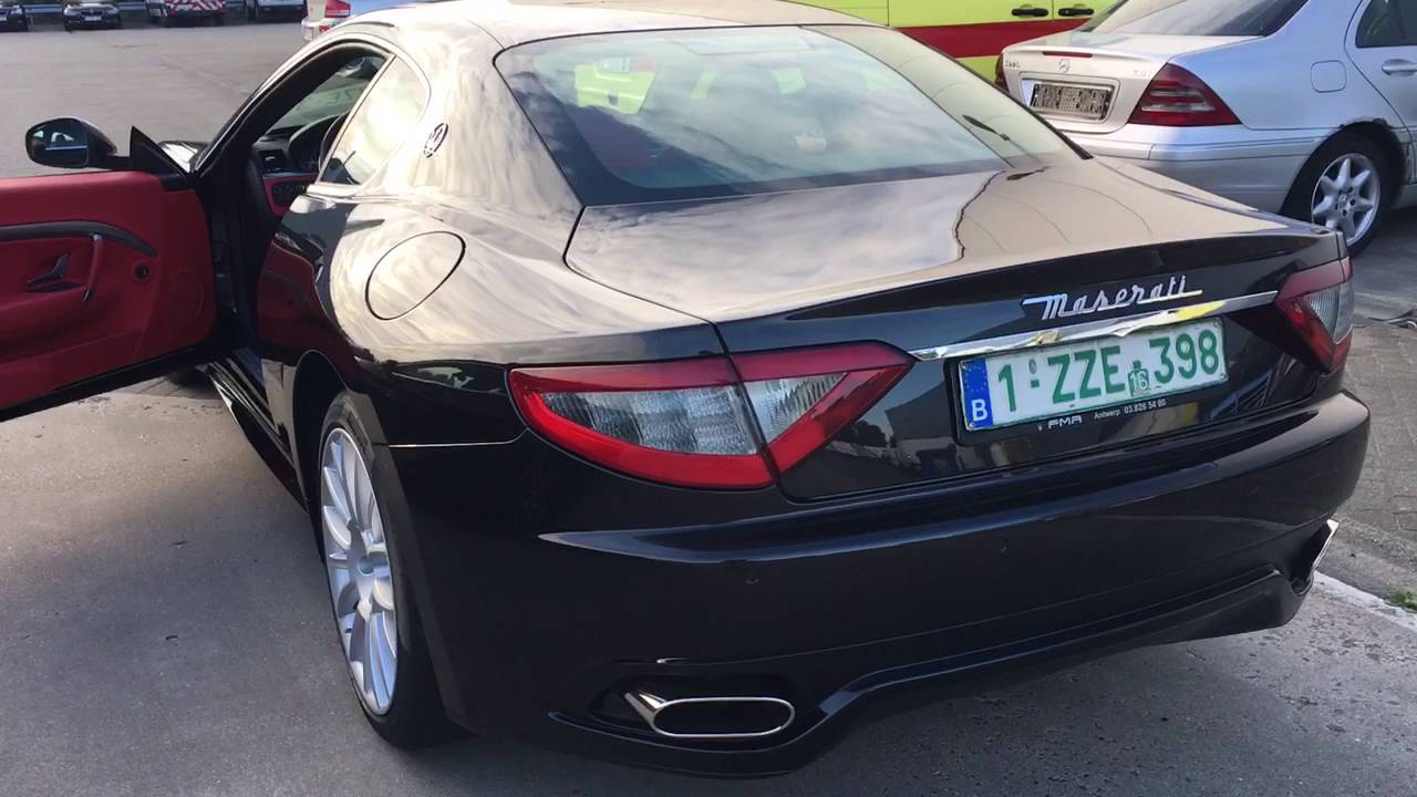 Maserati GranTurismo Sport exhaust sound (stock) - YouTube