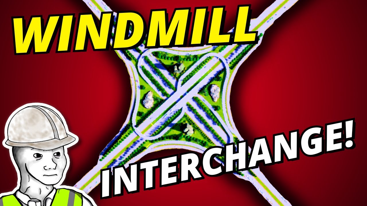 SOLVE TRAFFIC FOREVER with The Windmill Interchange! (Cities Skylines ...