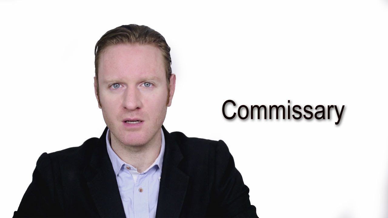 Commissary - Meaning | Pronunciation || Word Wor(l)d - Audio Video ...