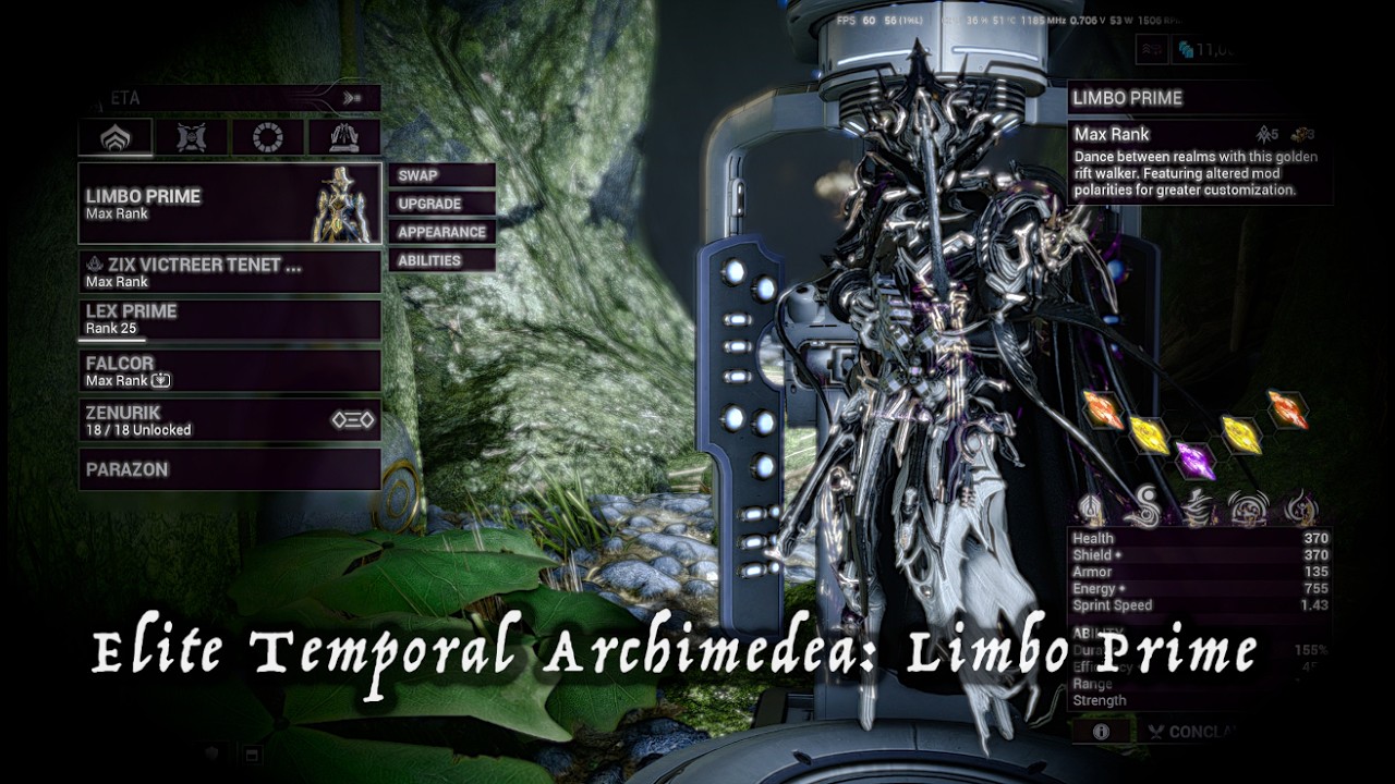 【Solo 】【Elite Temporal Archimedea】【Week 14 Builds】【 Limbo Prime, Tenet ...