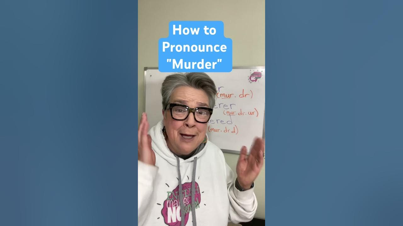 How to Pronounce and Use Murder, Murderer and Murdered" #English #pronunciation#languagelearning ...