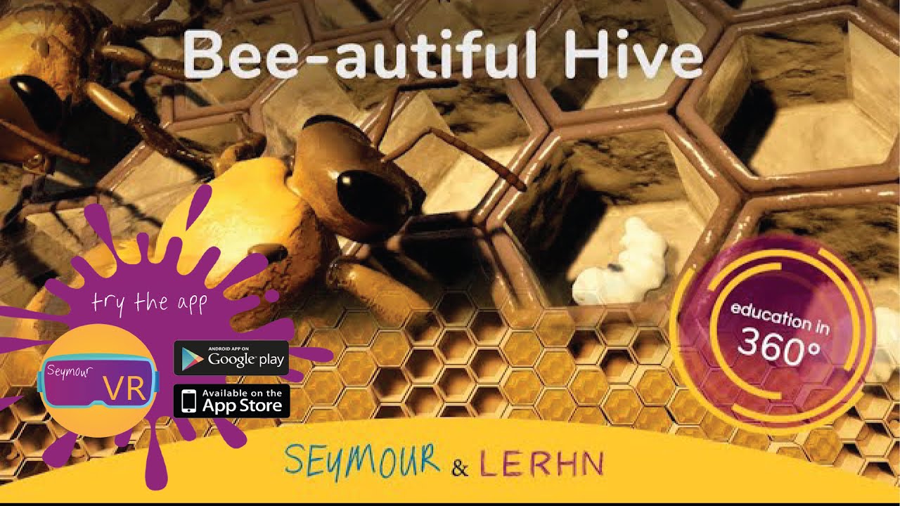 VR Fly With A Bee and Visit the Hive | 360 | VR | - YouTube