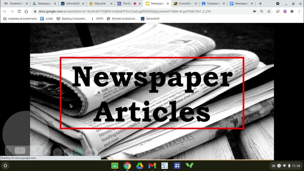 The Outsiders - Newspaper Article Explanation - YouTube