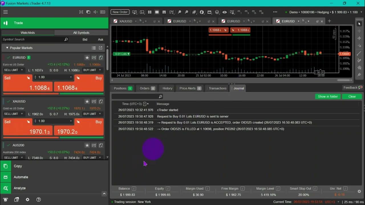 How to view watch list on ctrader - YouTube