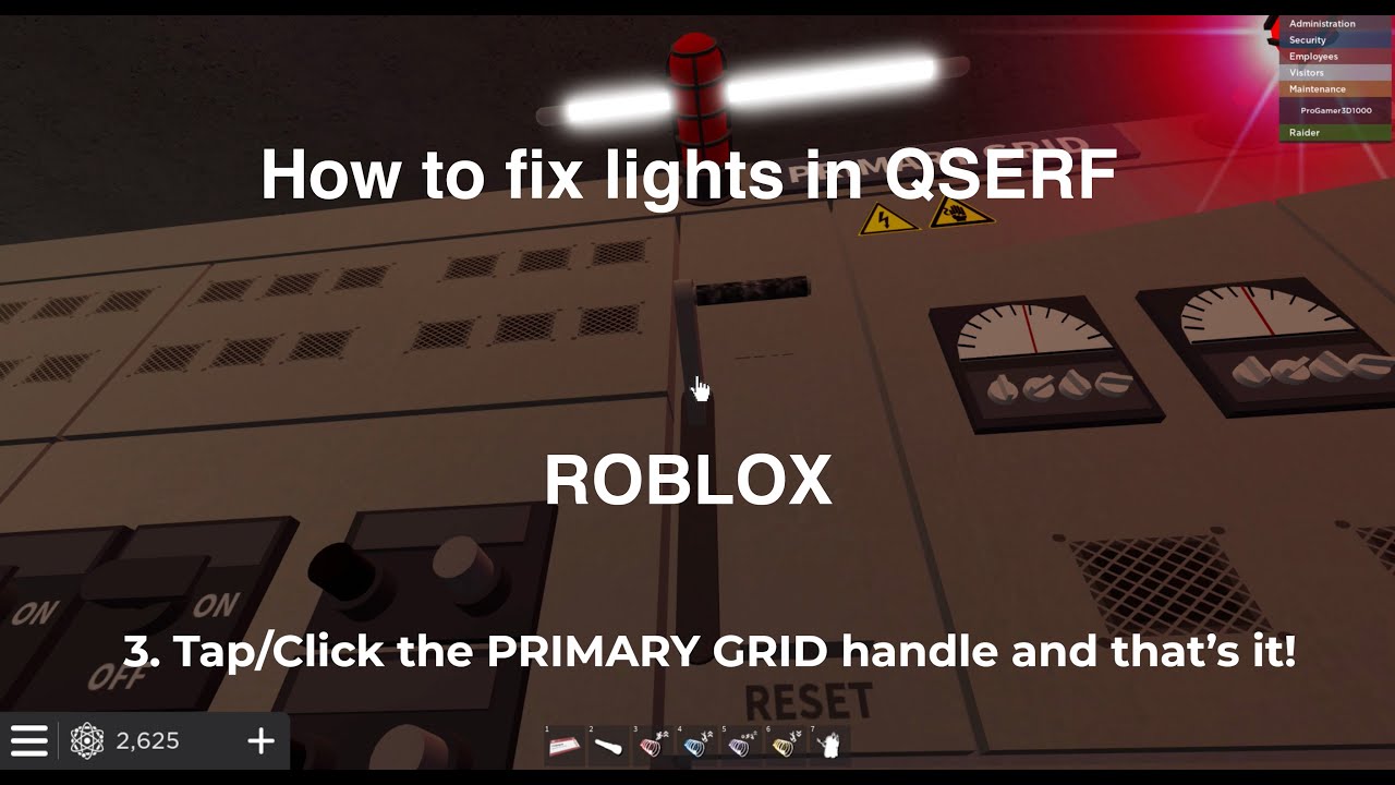 QSERF How To Fix Lights (ROBLOX) - YouTube