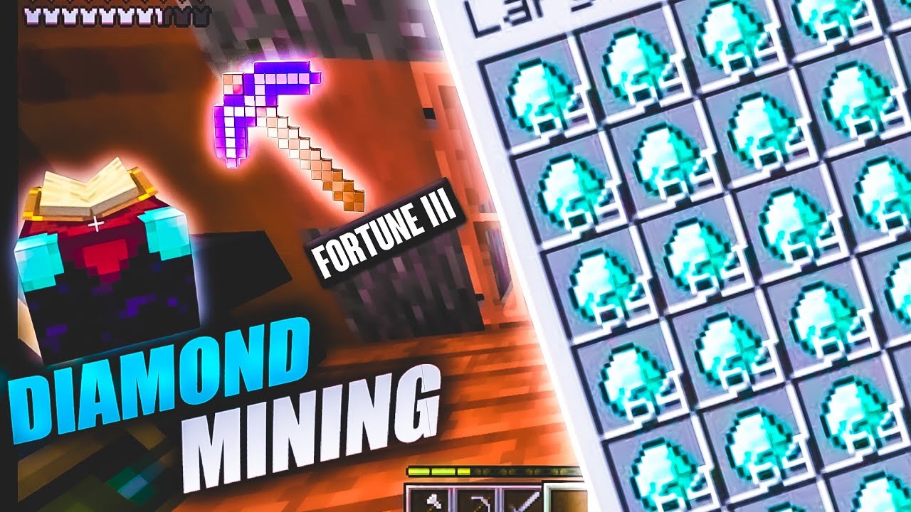 DIAMOND mining 💎 Upgrading to OP Pickaxe in ONE DAY Minecraft Survival ...