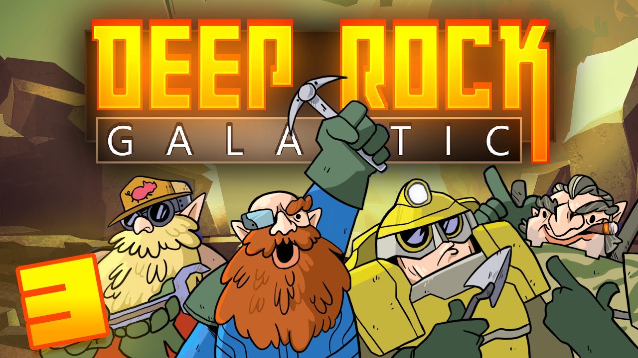 Deep Rock Galactic - #3 - Spider Chasm Infestation! (4-Player Closed ...